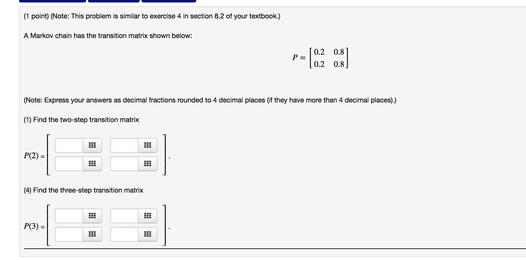 Solved (1 point) (Note: This problem is similar to exercise | Chegg.com