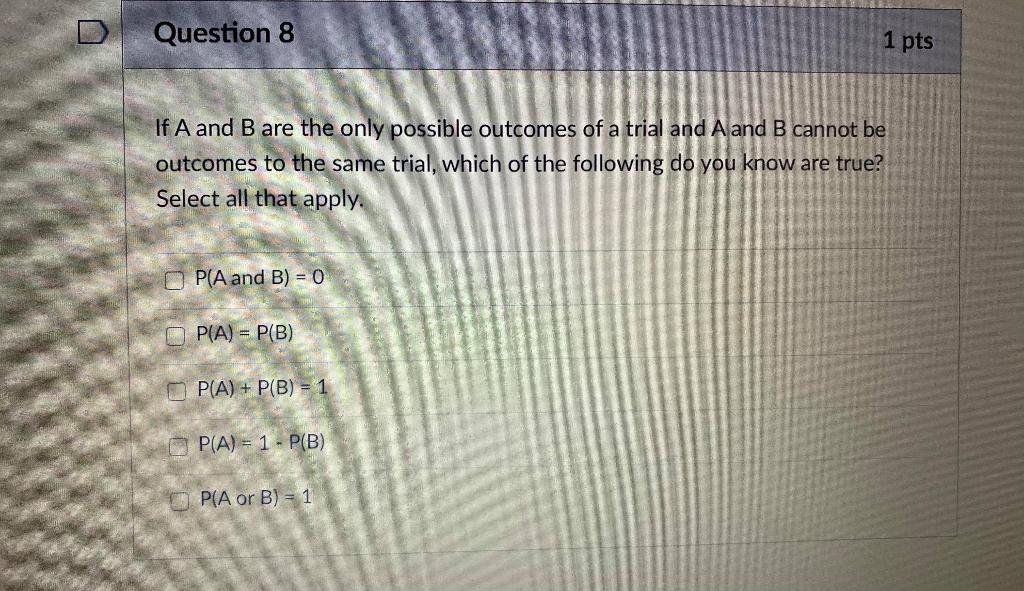Solved When every simple outcome is considered equally | Chegg.com