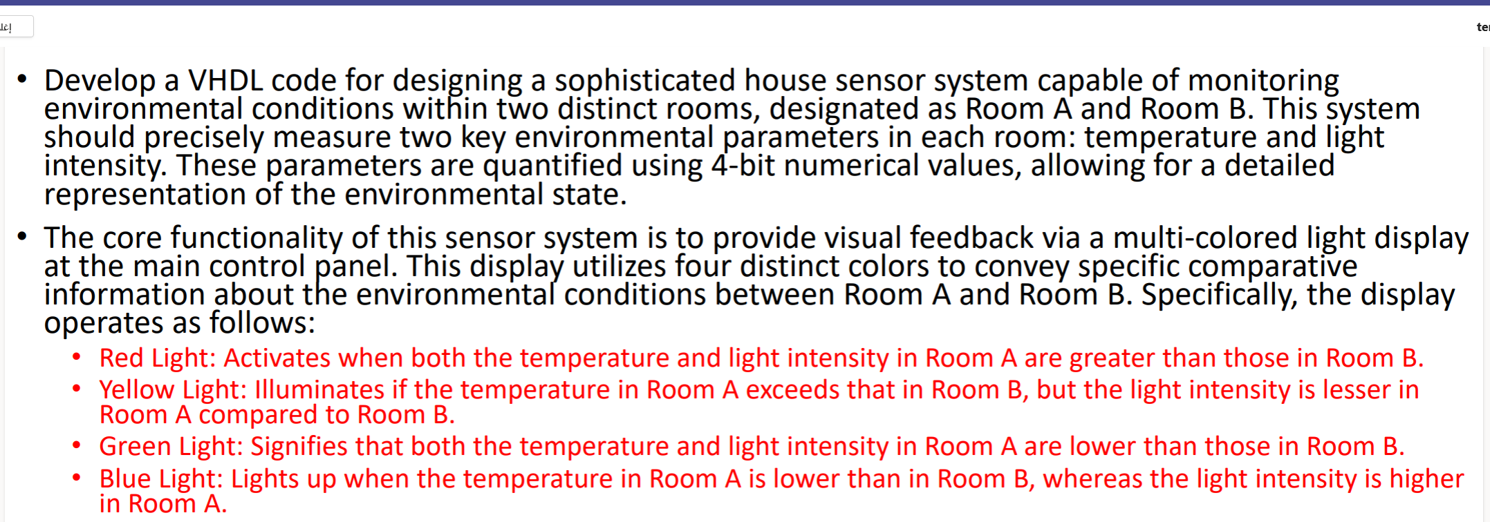 Solved - Develop a VHDL code for designing a sophisticated | Chegg.com