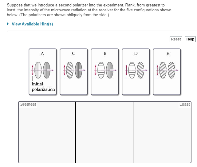 Solved Suppose that we introduce a second polarizer into the | Chegg.com