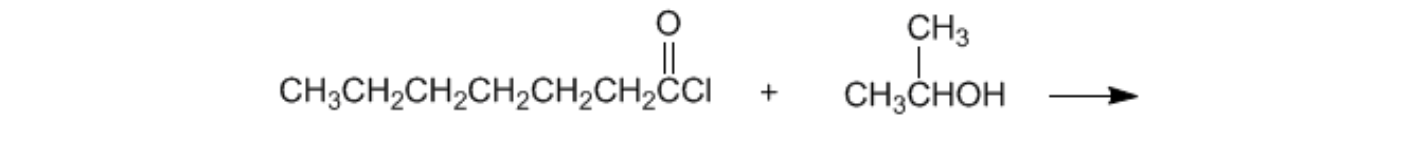 Solved CH3 о II CH3CH2CH2CH2CH2CH2CCI + CH3CHOH b. Draw | Chegg.com