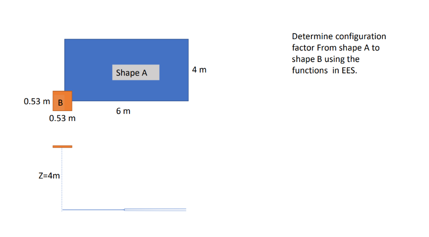 Determine configuration factor From shape A to shape | Chegg.com