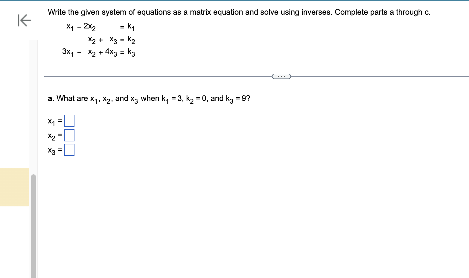 Solved Write the matrix equation as a system of equations. | Chegg.com