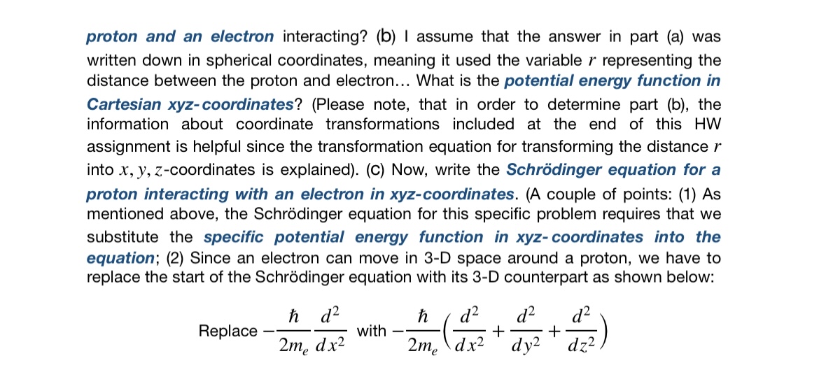 Solved a) Now, consider a problem/situation where a proton | Chegg.com