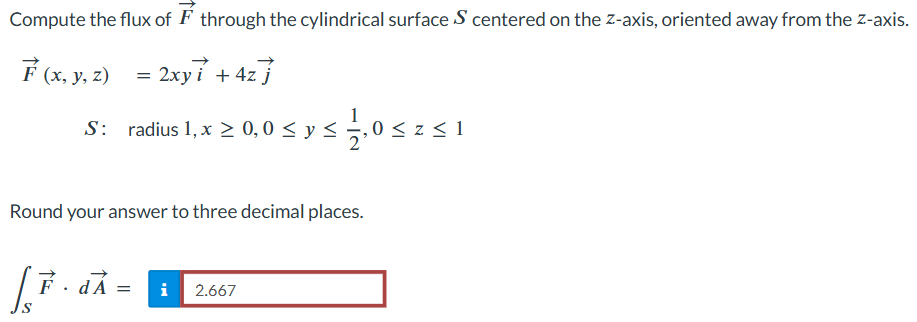 Solved Compute the flux of ﻿vec(F) ﻿through the cylindrical | Chegg.com