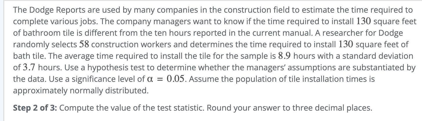 Solved The Dodge Reports are used by many companies in the | Chegg.com