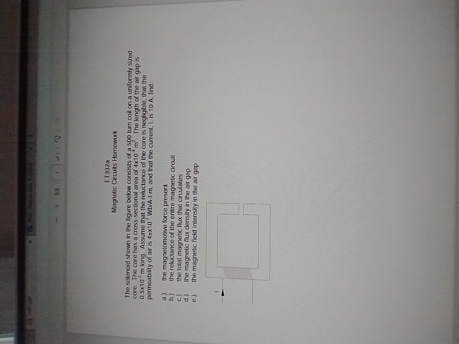 Solved The solenoid shown in the figure below consists of a | Chegg.com
