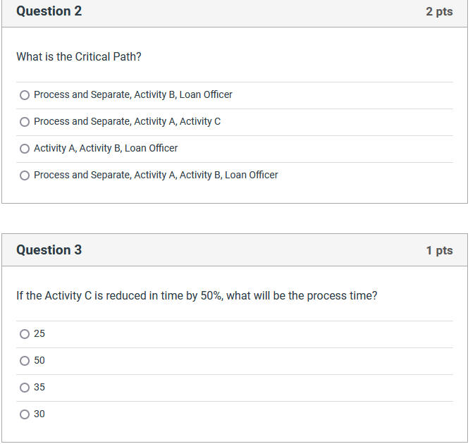 What is the Critical Path? Process and Separate, | Chegg.com