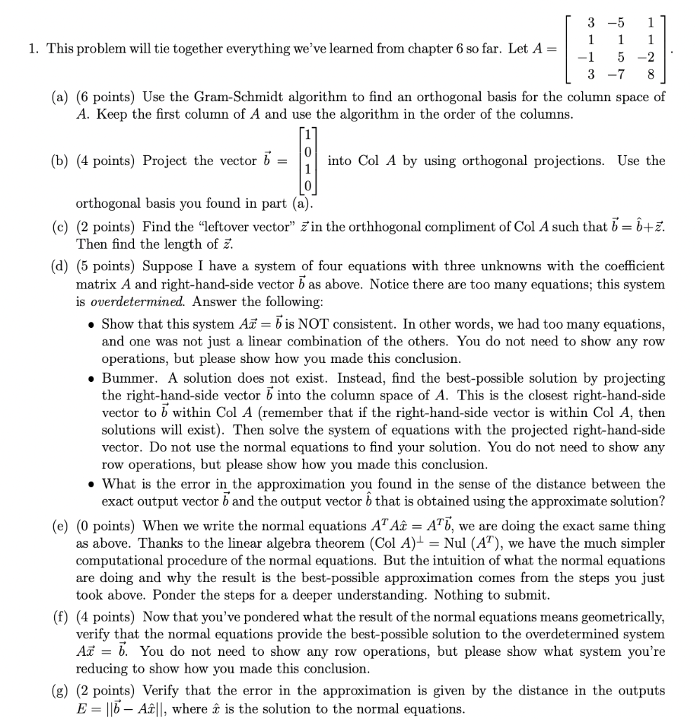 This problem will tie together everything we've | Chegg.com