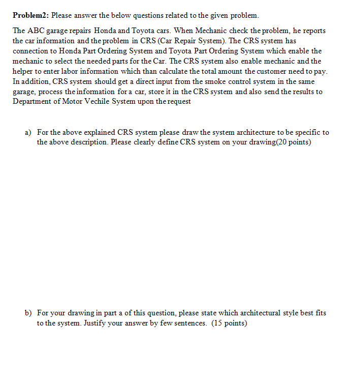 Solved Problem2: Please answer the below questions related | Chegg.com