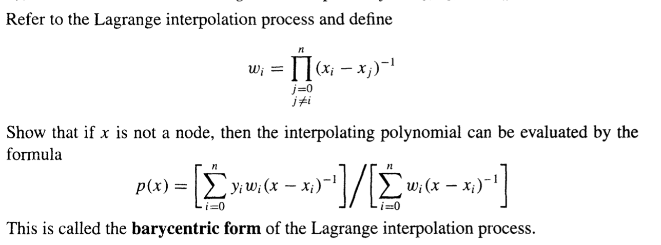 Solved Refer to the Lagrange interpolation process and | Chegg.com