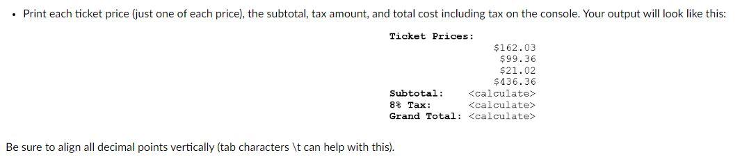 Solved Create A New Program Class Called Chegg