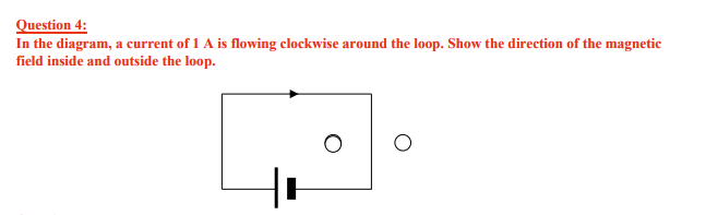 Solved Question 4: In the diagram, a current of 1 A is | Chegg.com