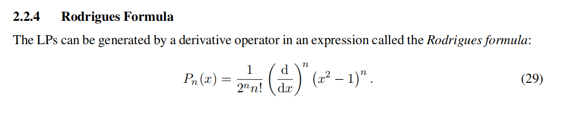 Exercise 3 Use the Rodrigues formula for Pn (2) | Chegg.com