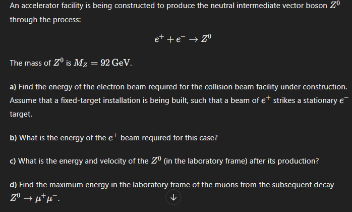 Solved An ﻿accelerator facility is ﻿being constructed to | Chegg.com