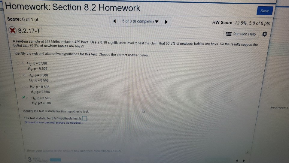 Solved Homework Section 8 2 Homework Save Score 0 Of 1 Pt