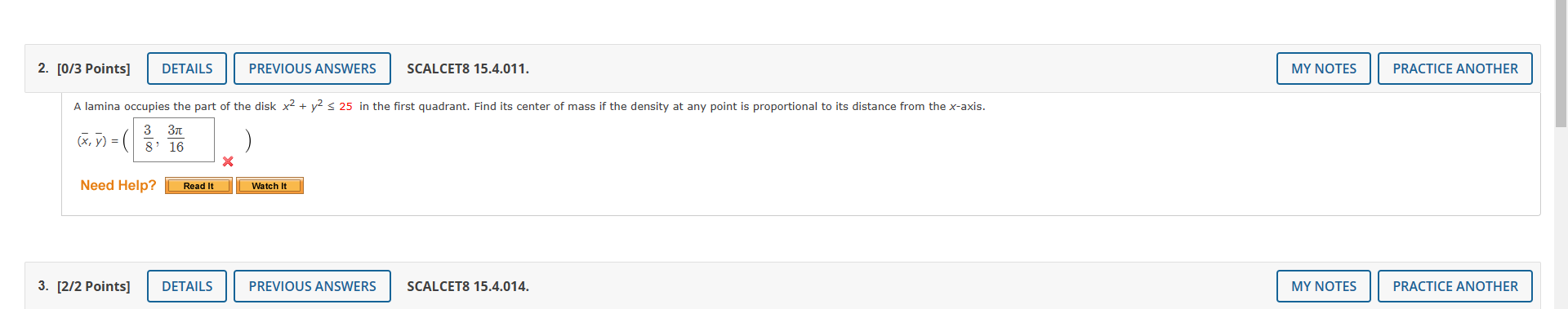 Solved A lamina occupies the part of the disk x2+y2≤25 in | Chegg.com