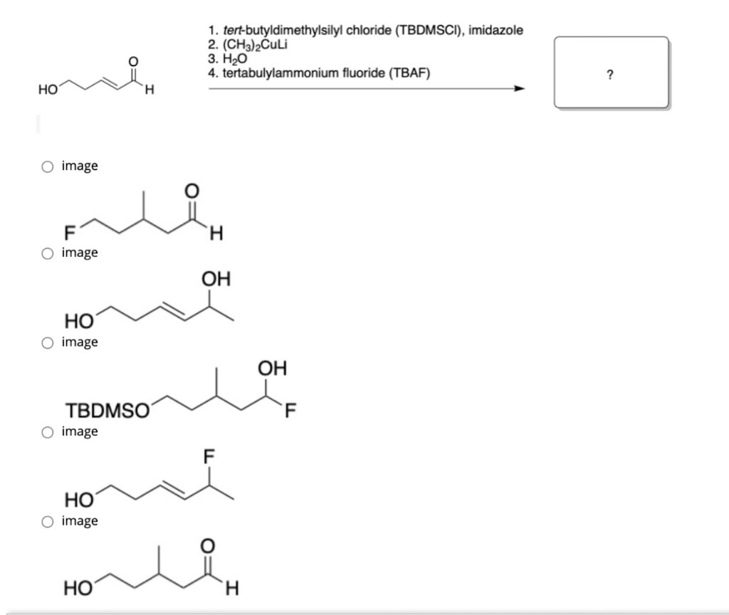 Solved 1. tert-butyldimethylsilyl chloride (TBDMSCI), | Chegg.com