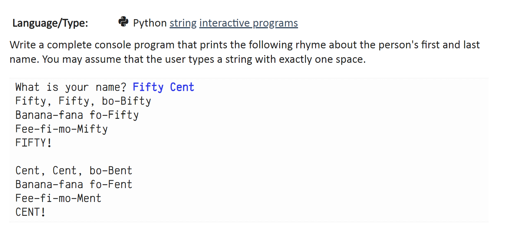 Solved Language/Type: Write a complete console program that | Chegg.com