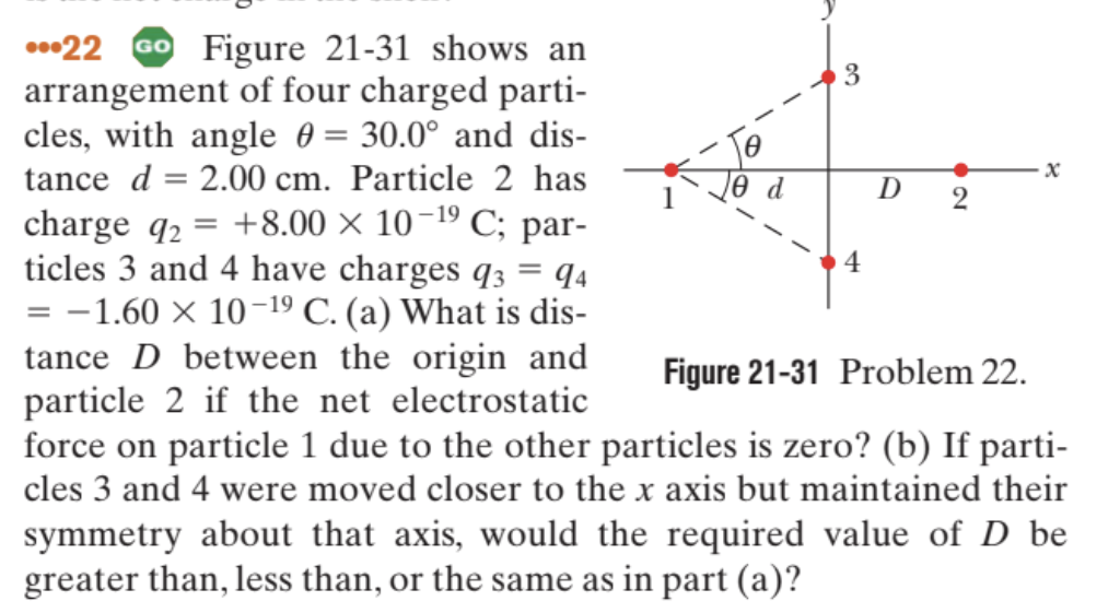 Solved For problem 22 find the distance D in cm for Theta = | Chegg.com