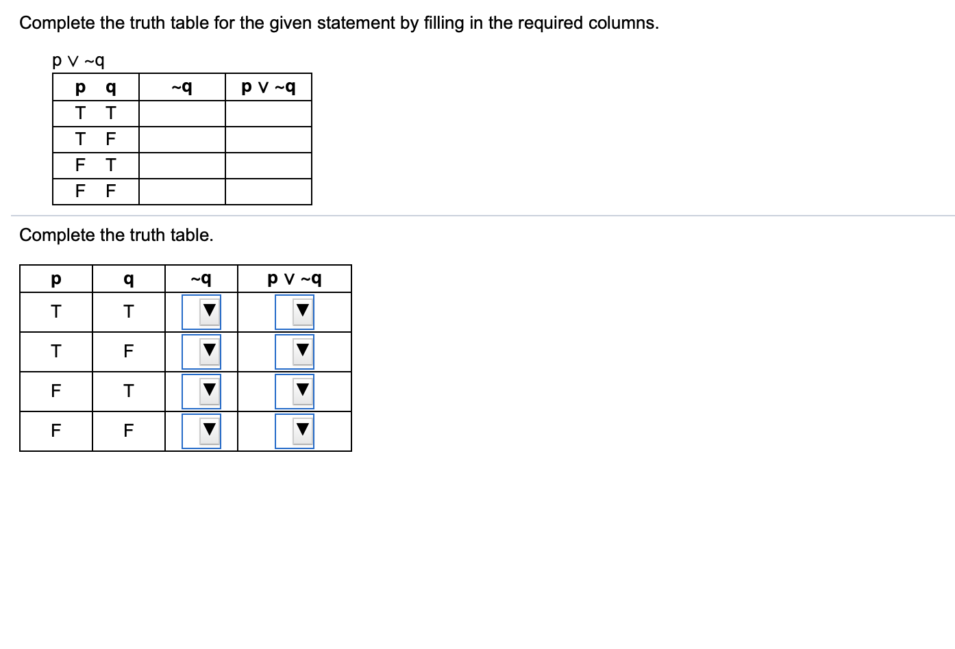 Solved Write the statement below in symbolic form and | Chegg.com