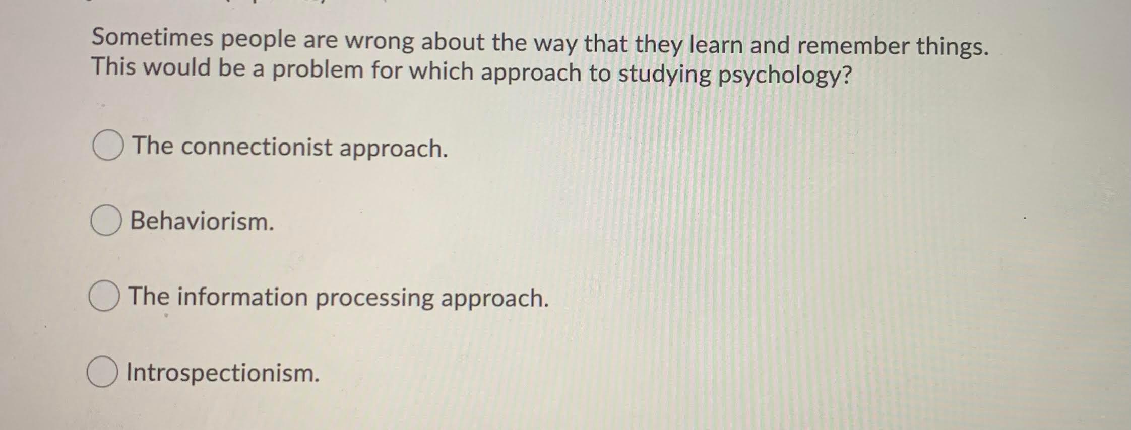 Solved Sometimes people are wrong about the way that they | Chegg.com