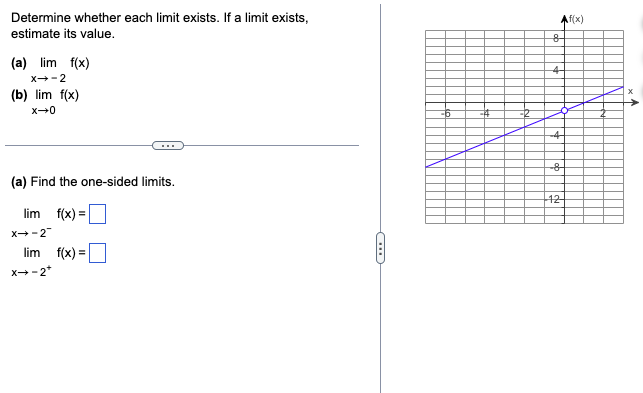 Solved Determine whether each limit exists. If a limit | Chegg.com