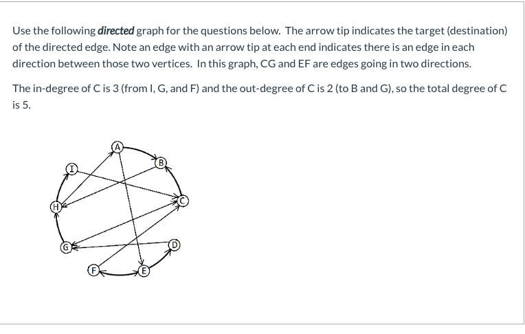 Solved 1) Check the box next to each vertices that have | Chegg.com