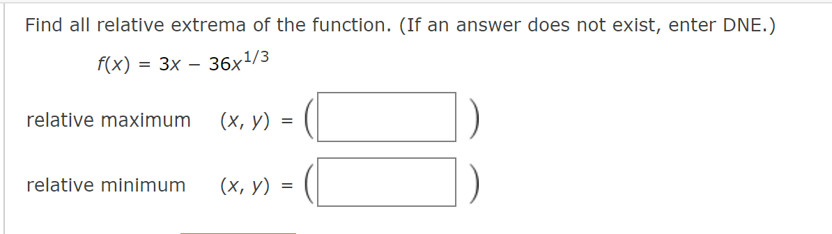 Solved Find All Relative Extrema Of The Function If An