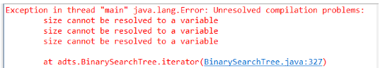 Solved Change/complete the BSTIterator.java class so that an | Chegg.com