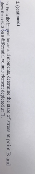 Solved 2. Combined Loading. The solid bar with of diameter | Chegg.com