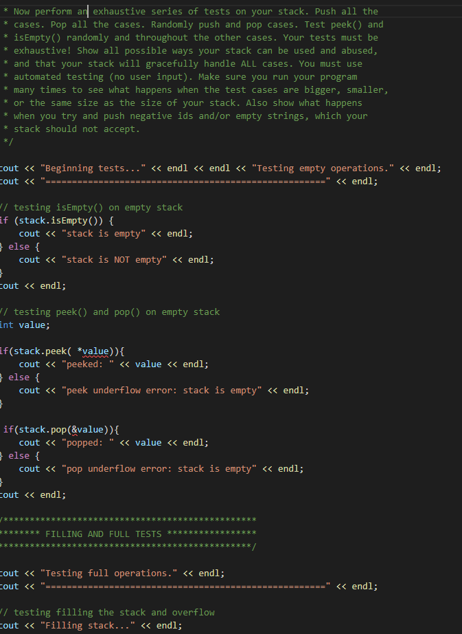 Solved This is C++ code. I have code that is not working, I | Chegg.com