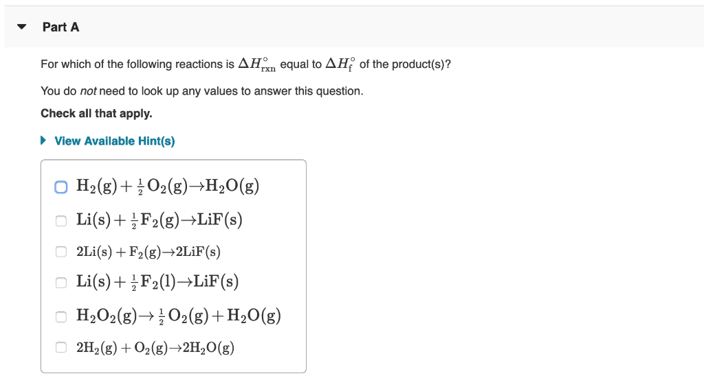 Solved Formation Reactions ReviewI Constants| Periodic Table | Chegg.com