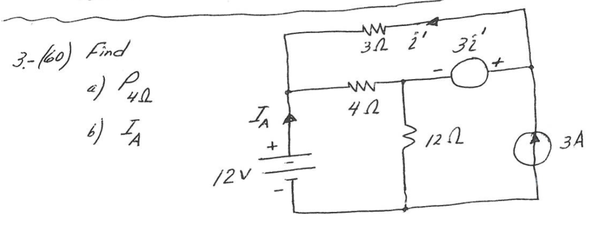 Solved Please find using method such as KCL/KVL, Ohm's Law, | Chegg.com