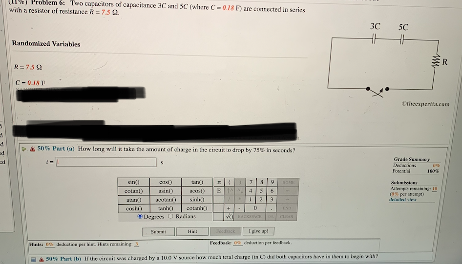 Solved Please help me with this problem. I'm more stuck on | Chegg.com