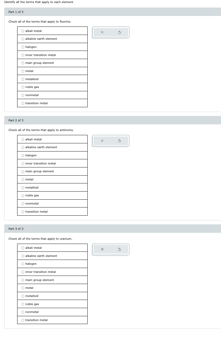 Solved Identify all the terms that apply to each | Chegg.com
