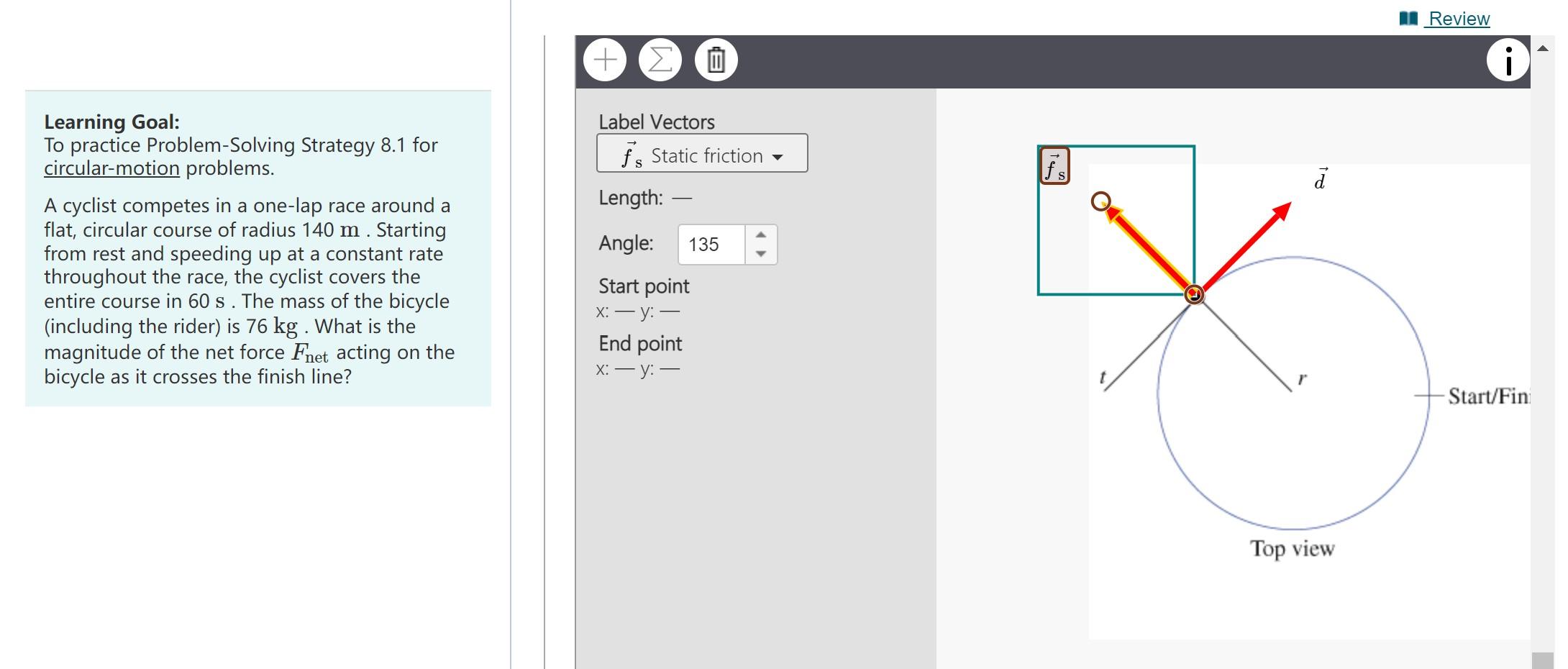 A Review Part C Learning Goal: To practice Problem | Chegg.com