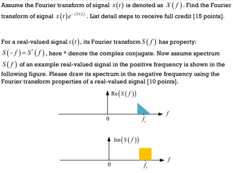 Solved Assume the Fourier transform of signal x(t) is | Chegg.com