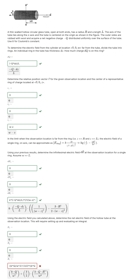 Solved A thin-walled hollow circular glass tube, open at | Chegg.com