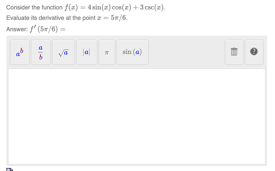 Solved Consider the function f(x) = 4 sin(2) cos(x) + 3 | Chegg.com
