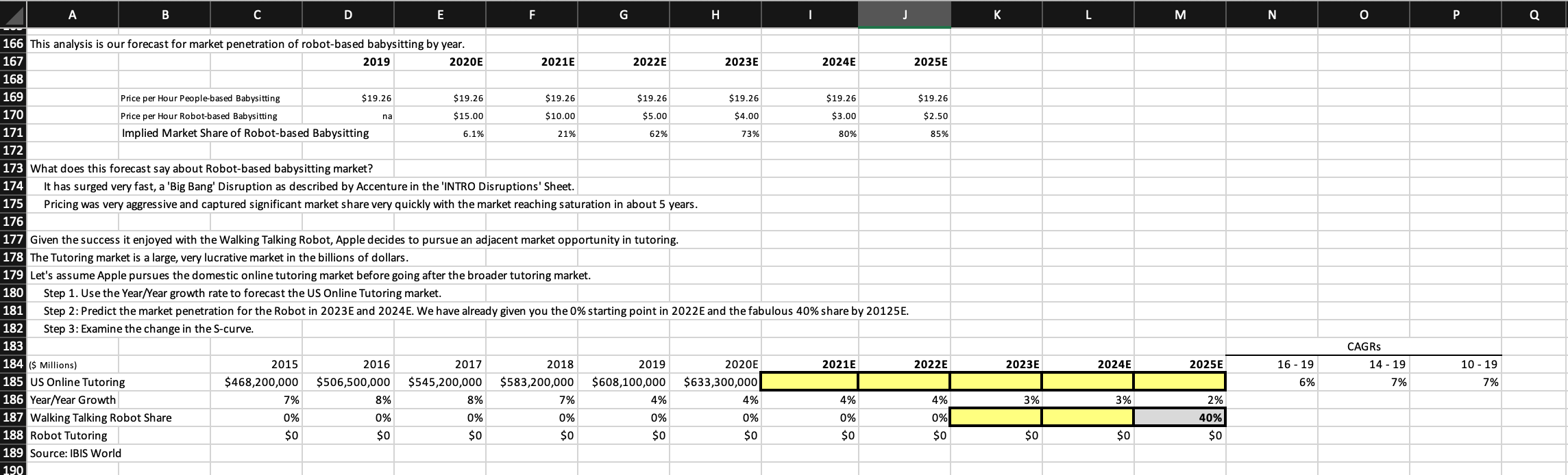 Please fill in the yellow boxes with formulas, thank | Chegg.com