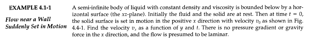 Solved A semi-infinite body of liquid with constant density | Chegg.com