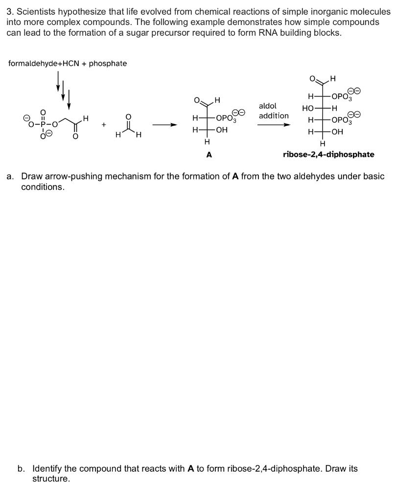 Solved 3. Scientists hypothesize that life evolved from | Chegg.com