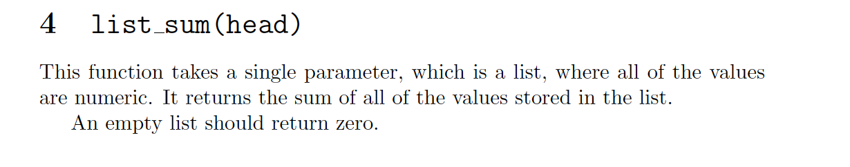 Solved 2.1 No Creating or Changing ListNode Objects Just | Chegg.com