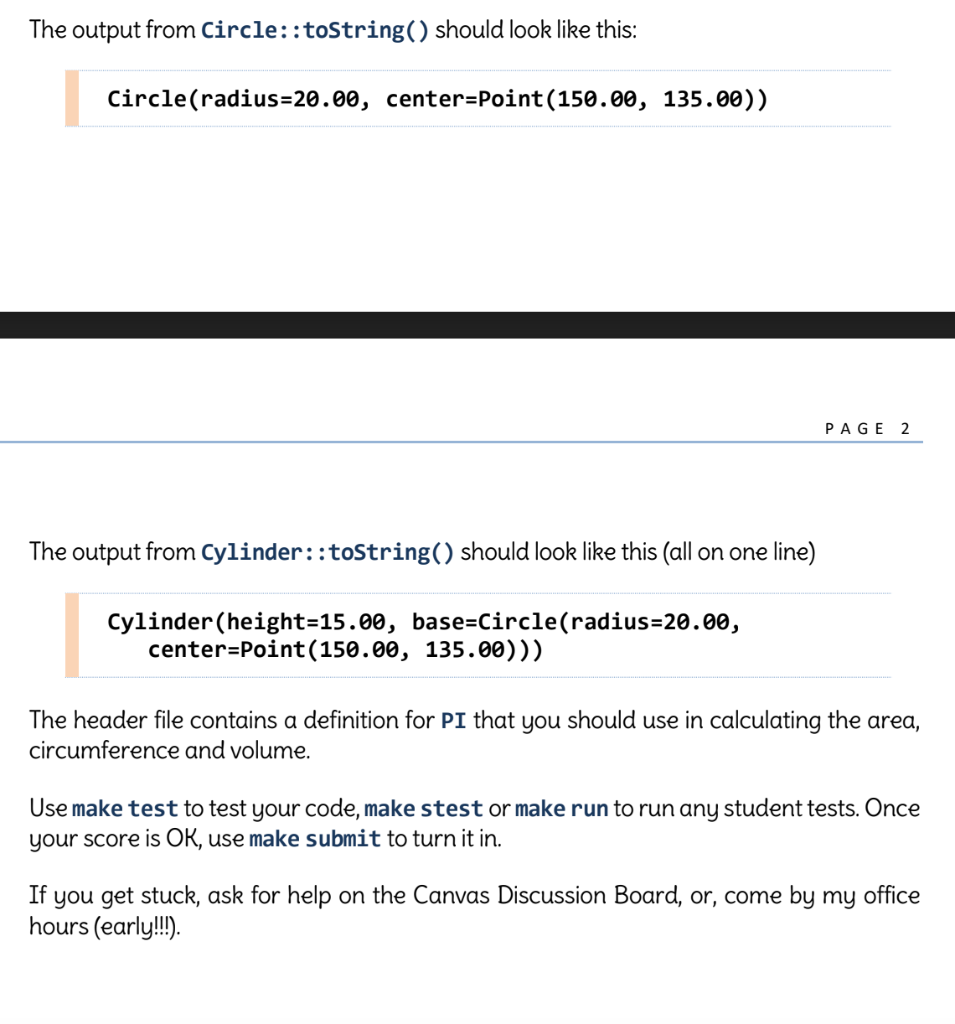 Solved IN C++ PLEASE. The base class, Point, includes the | Chegg.com
