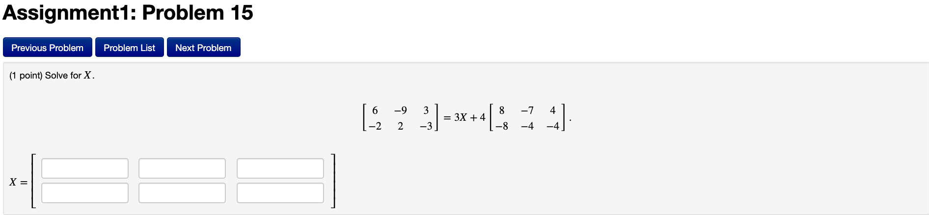Solved Assignment1 Problem 15 Previous Problem Problem List 5542