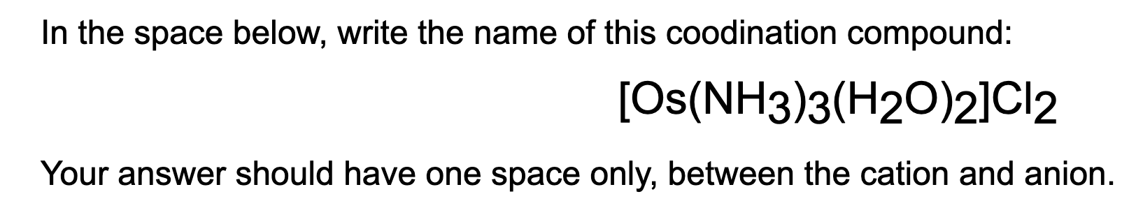 Solved In the space below, write the name of this | Chegg.com