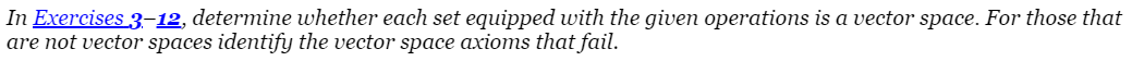 Solved In Exercises 3-12, determine whether each set | Chegg.com
