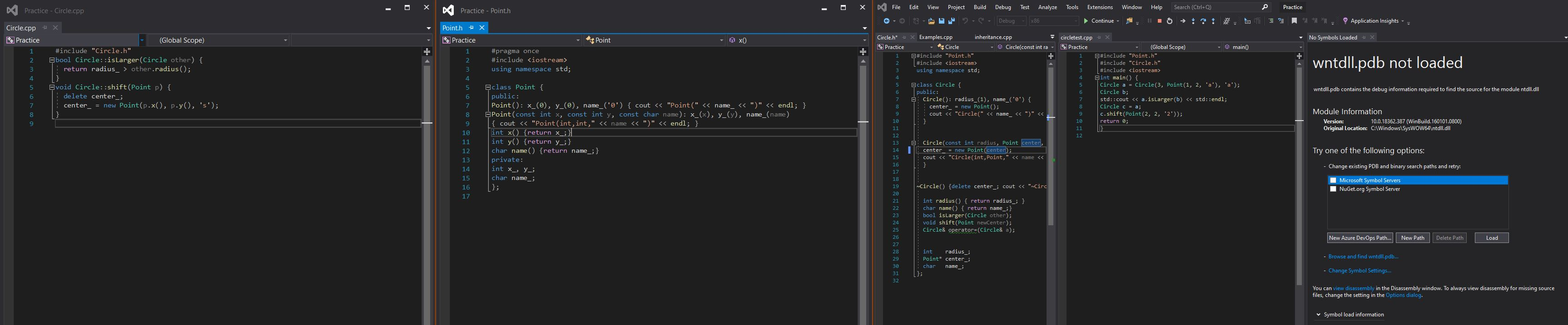 One of the summer interns left behind some C++ code | Chegg.com
