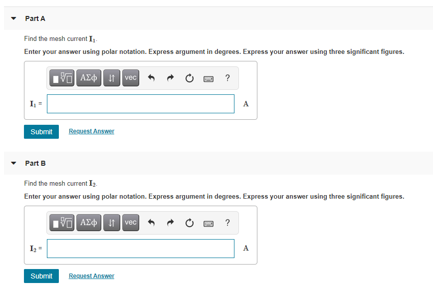 Solved Use MATLAB to solve for the mesh currents shown in | Chegg.com